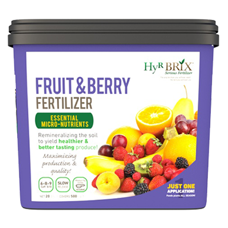 Hyr Brix® Fruit & Berry Fertilizer 6-8-9 – The Grainery Greenhouse
